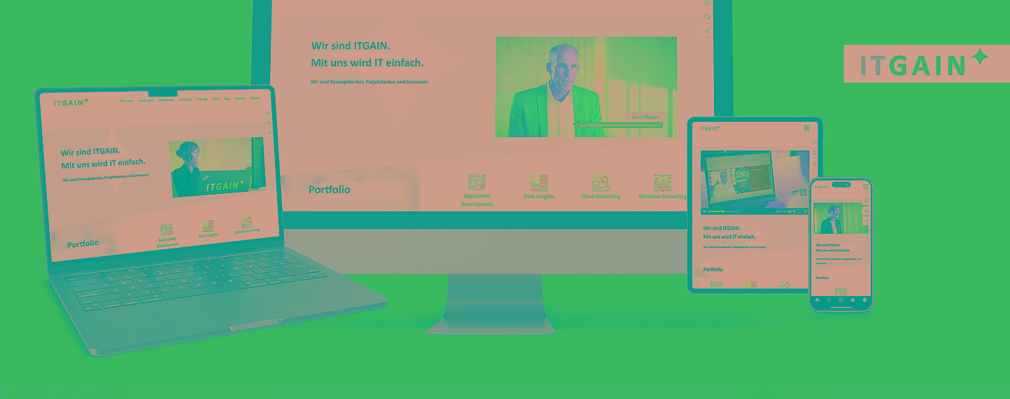 New Web Presence for ITGain – Modern & User-Friendly | DRIVE